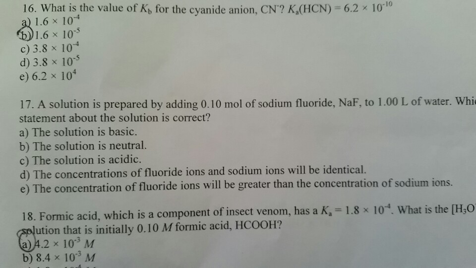 Solved A solution is prepared by adding 0.10 Mol of sodium | Chegg.com