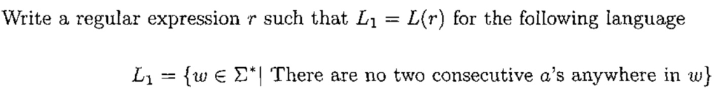 Solved Write a regular expression r such that L1 - L(r) for | Chegg.com