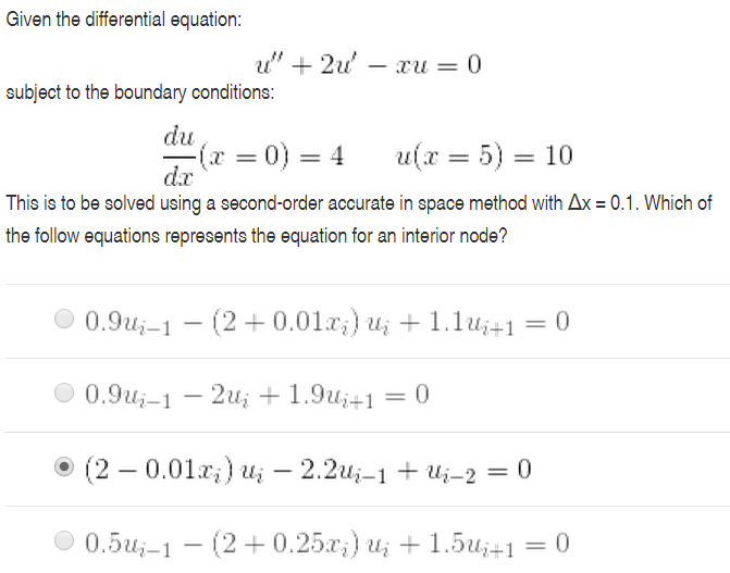Solved Question About Matlab Boundary Value Problem How Can