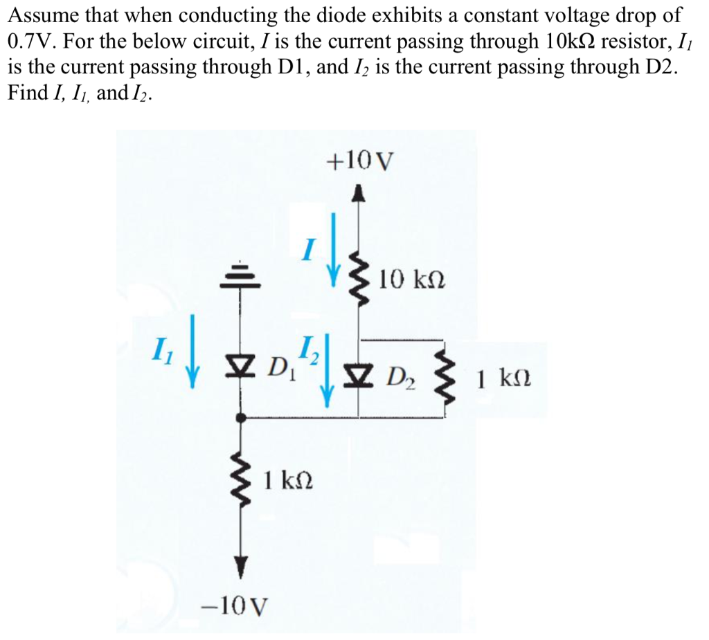Solved Assume that when conducting the diode exhibits a | Chegg.com