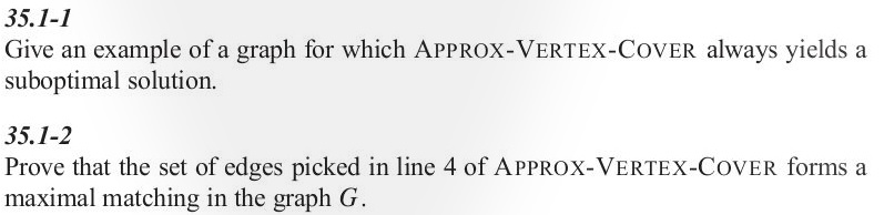 Solved Give an example of a graph for which | Chegg.com