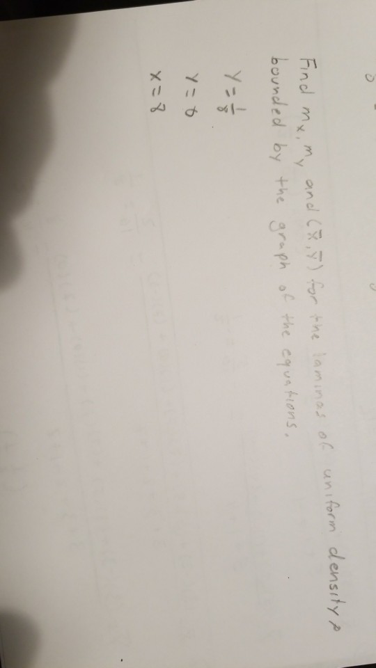 Solved uniform density bounded by the graph。C Heequshens. | Chegg.com