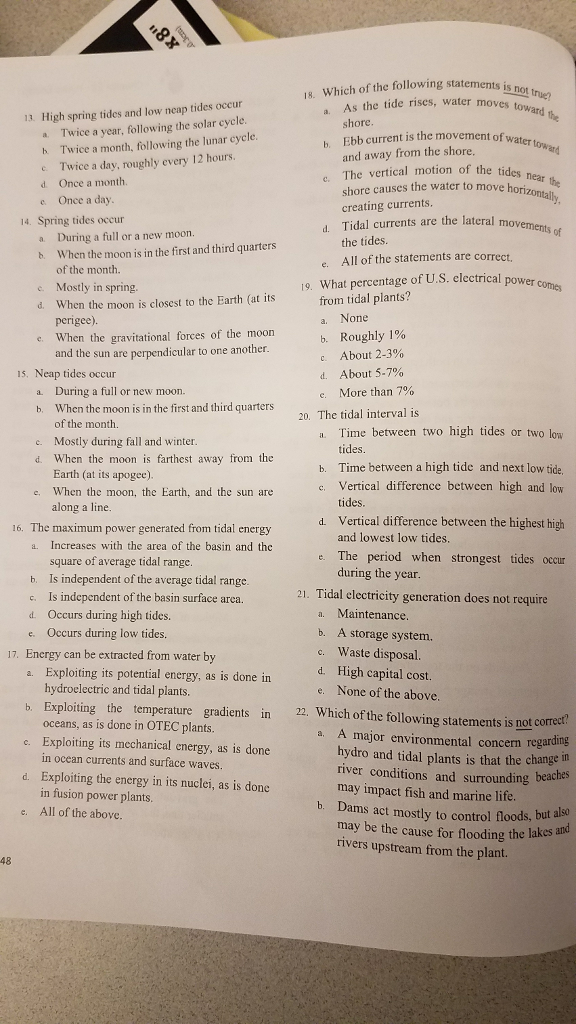 Solved Energy & the Environment - Chapter 13 - | Chegg.com