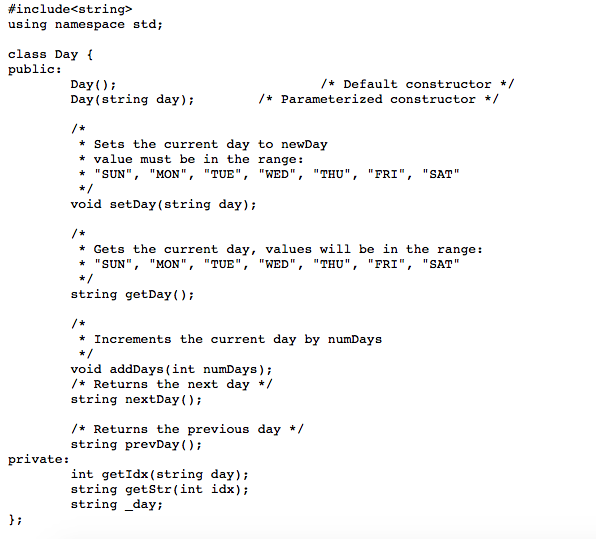 Solved Objectives: 1. Class and Data Abstraction in C++ | Chegg.com