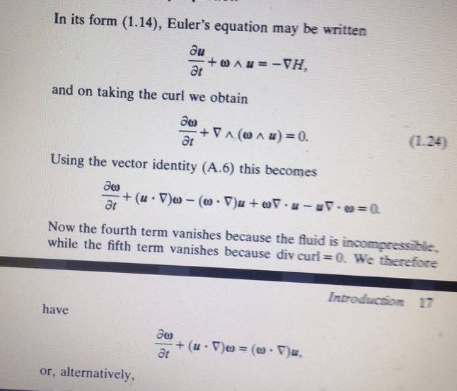 Solved 1.5. For an inviscid fluid we have Euler's equation | Chegg.com