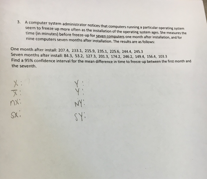 Solved A computer system administrator notices that | Chegg.com