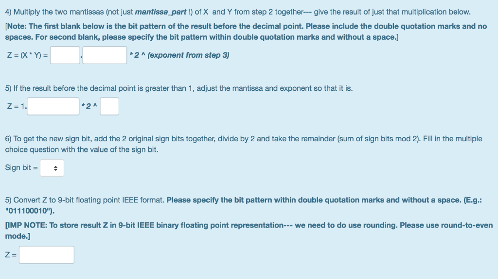 Solved Consider A 9 Bit Floating Point Representation Based