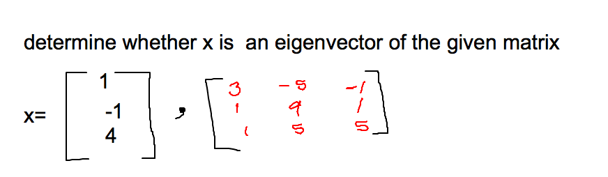 Solved Determine whether x is an eigenvector of the given | Chegg.com