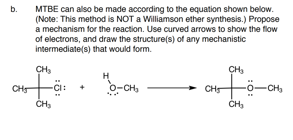 Solved The compound commonly known as methyl tert-butyl | Chegg.com