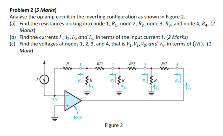 Solved Analyse the op-amp circuit in the inverting | Chegg.com