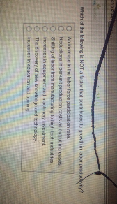 Solved Which of the following is NOT a factor that | Chegg.com