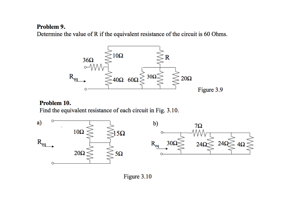 Solved Determine the value of R if the equivalent resistance | Chegg.com