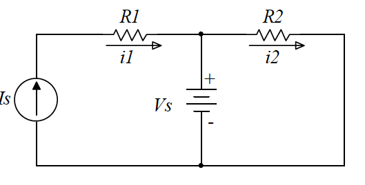 Solved In the circuit below the circuit elements are given | Chegg.com