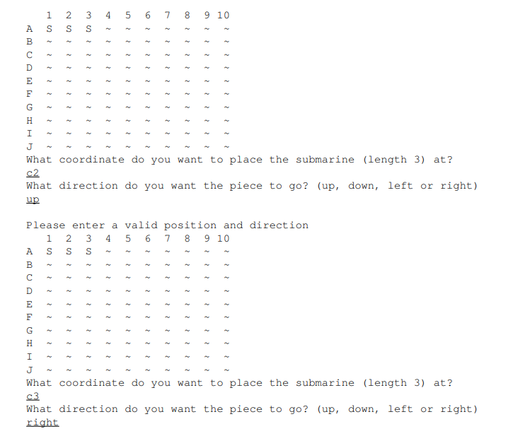 (C++) Battleship problem. Write a code by only C++ | Chegg.com