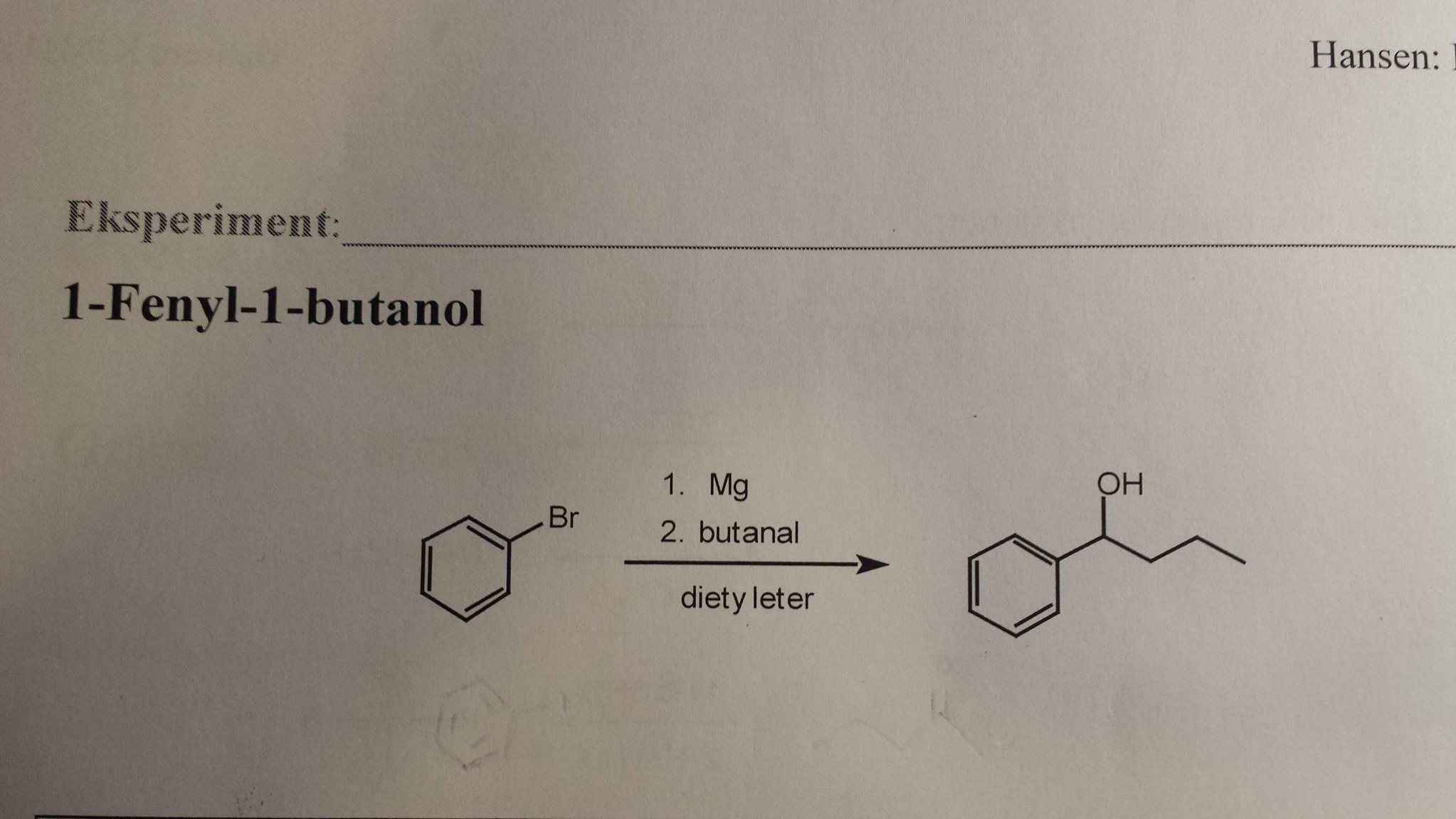 Solved Hi, What is the reaction mechanism of the reaction | Chegg.com