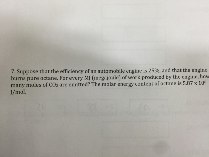 Solved Suppose that the efficiency of an automobile engine | Chegg.com