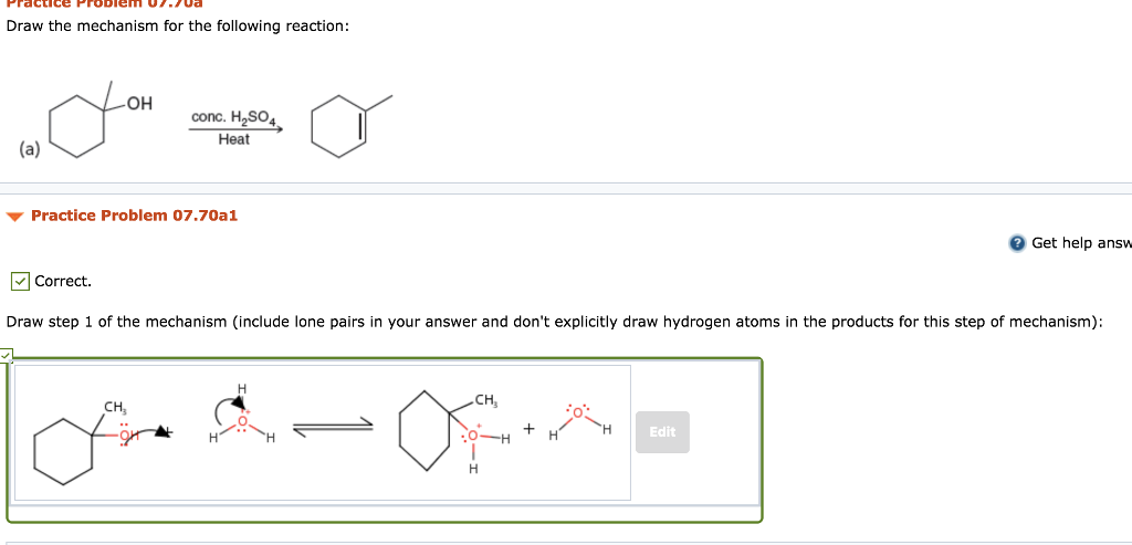 Solved Draw the mechanism for the following reaction: ?? | Chegg.com