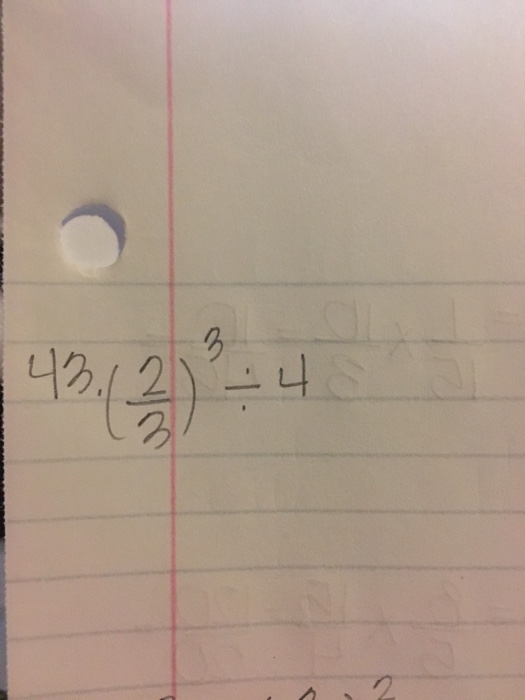 Solved (2/3)^3 4 | Chegg.com