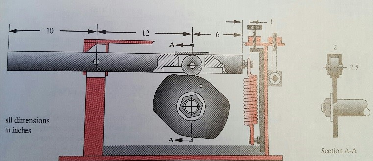 Design an extension spring for a cam-follower as | Chegg.com