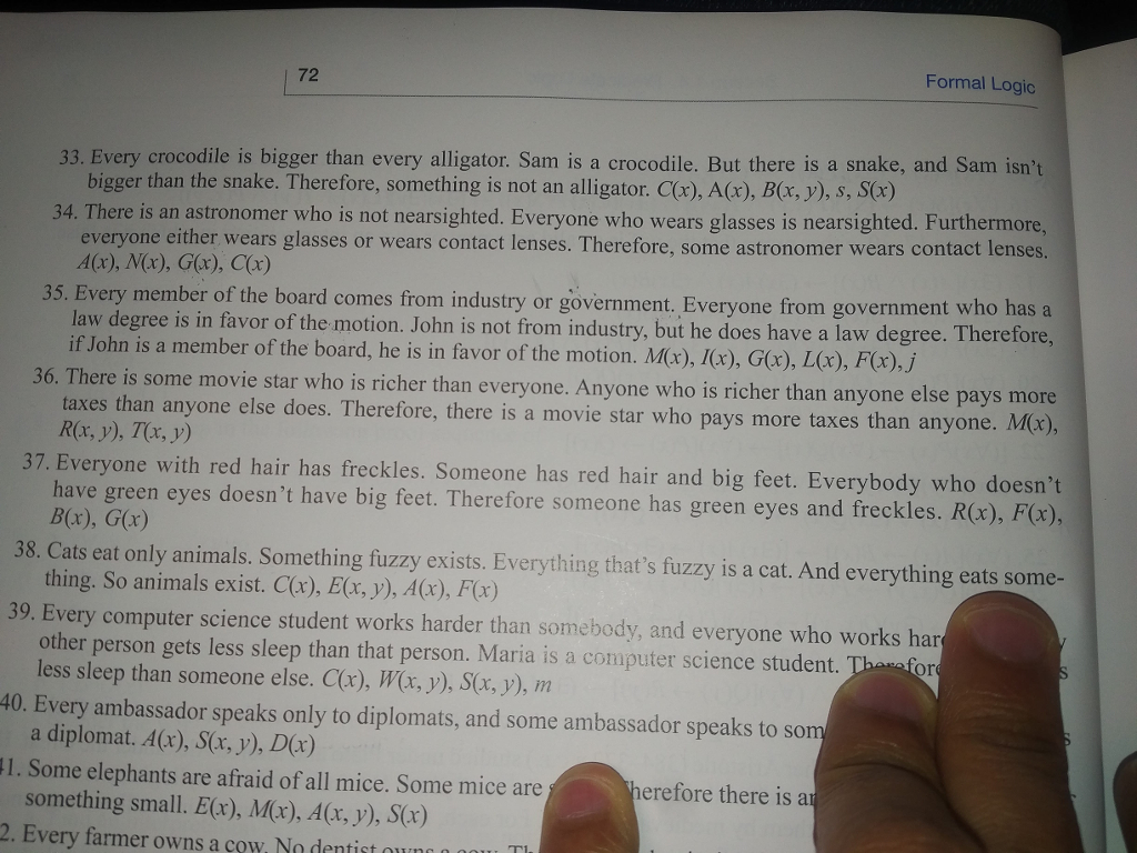 Solved Using Predicate Logic Prove That The Arguement Is 