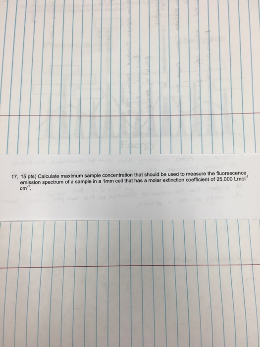 Solved Calculate maximum sample concentration that should be | Chegg.com