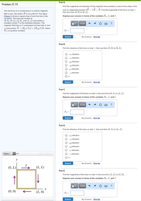 Solved The net force on a current loop in a uniform magnetic | Chegg.com