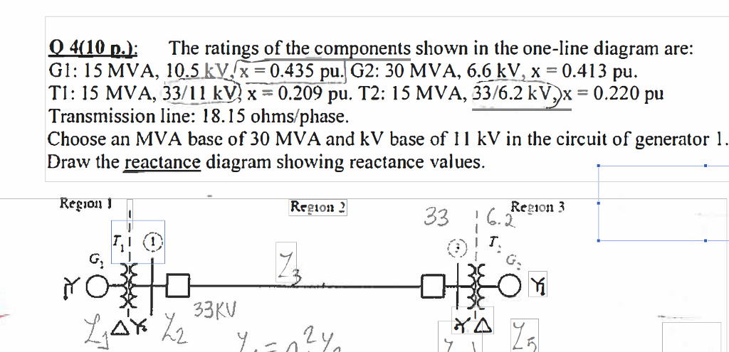 Solved O 4(10 ne): The ratings of the components shown in | Chegg.com