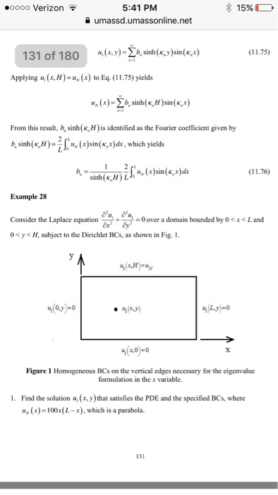 Solved .oooo Verizon 5:41 PM 15% D umassd.umassonline.net | Chegg.com
