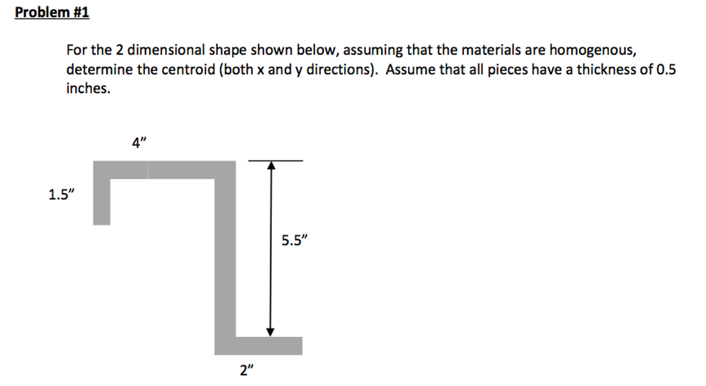 Solved Engineering StaticsProblem #1For the 2 dimensional | Chegg.com