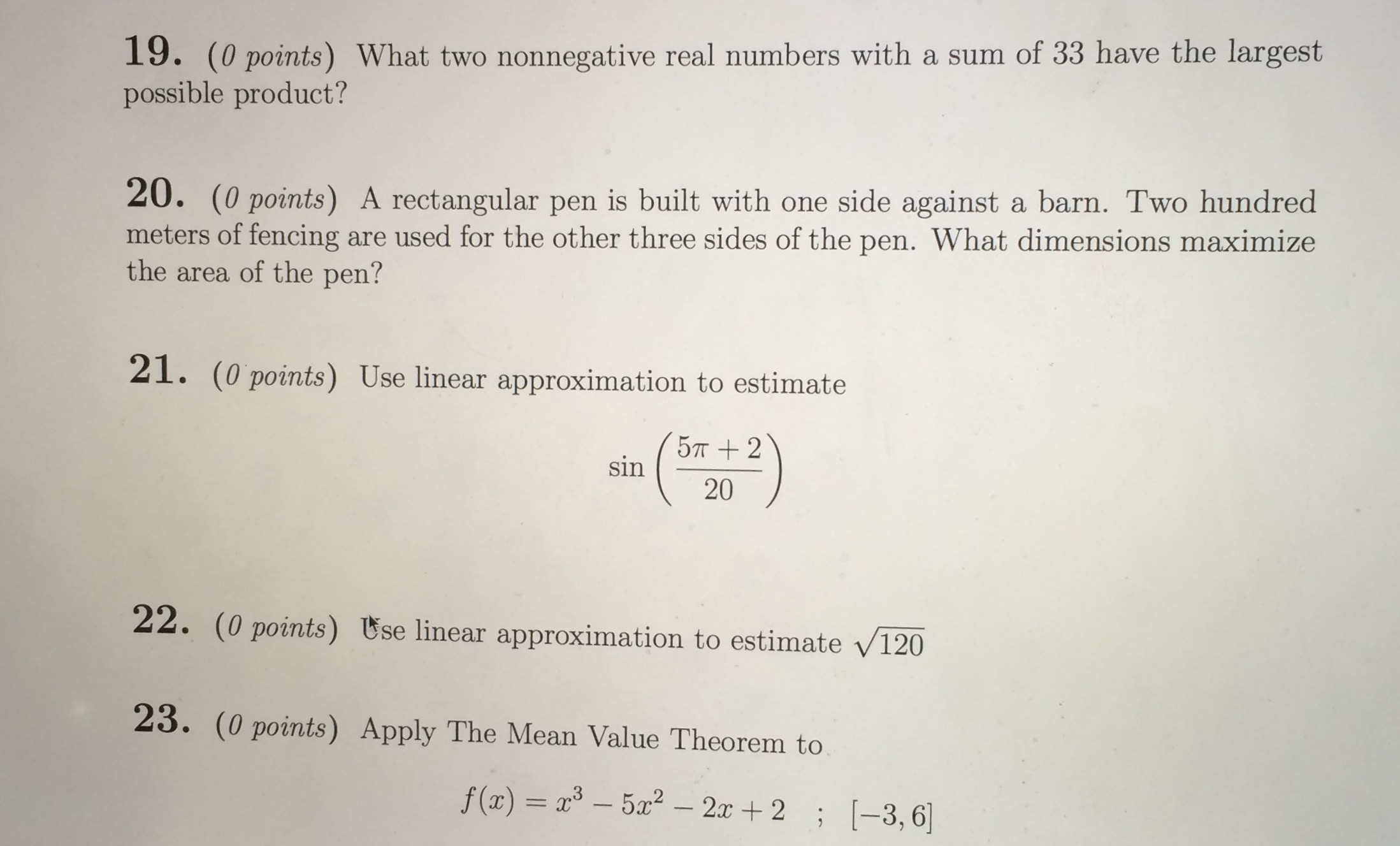 Solved What two nonnegative real numbers with a sum of 33 | Chegg.com