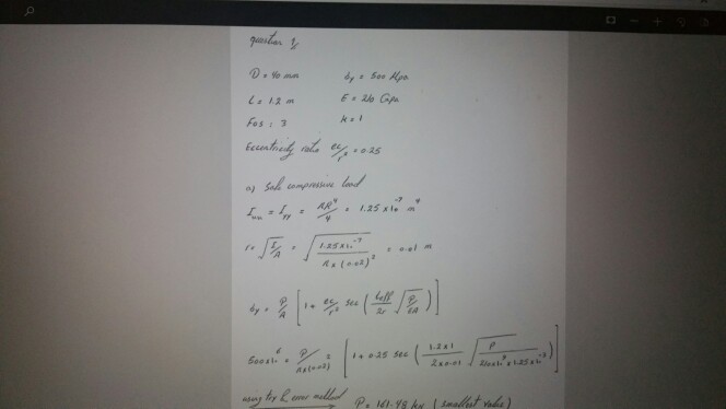 Solved Solid Mechanics 3 Assessment Task 1g - 2018 Milestone | Chegg.com