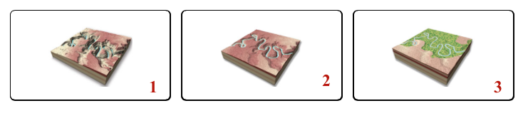 Solved These figures show three stages in the formation of | Chegg.com