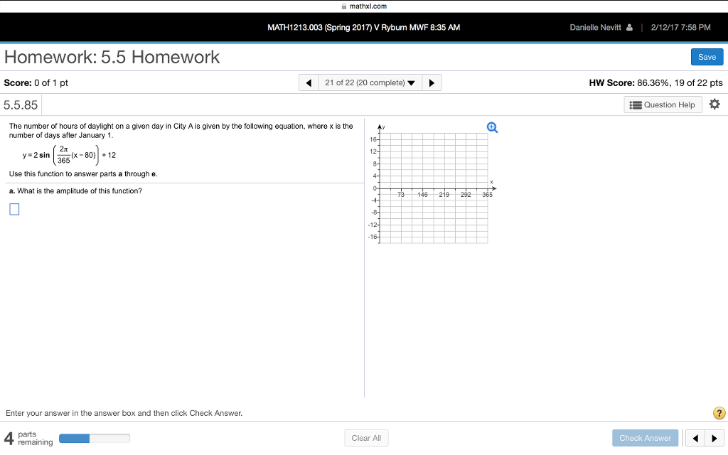 Solved The Number Of Hours Of Daylight On A Given Day In Chegg solved-the-number-of-hours-of-daylight-on-a-given-day-in-chegg