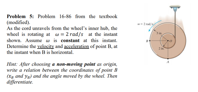 Solved Problem 5: Problem 16-86 from the textbook (modified) | Chegg.com