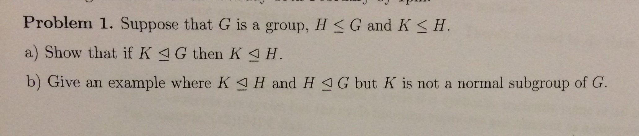 Solved Suppose that G is a group, H