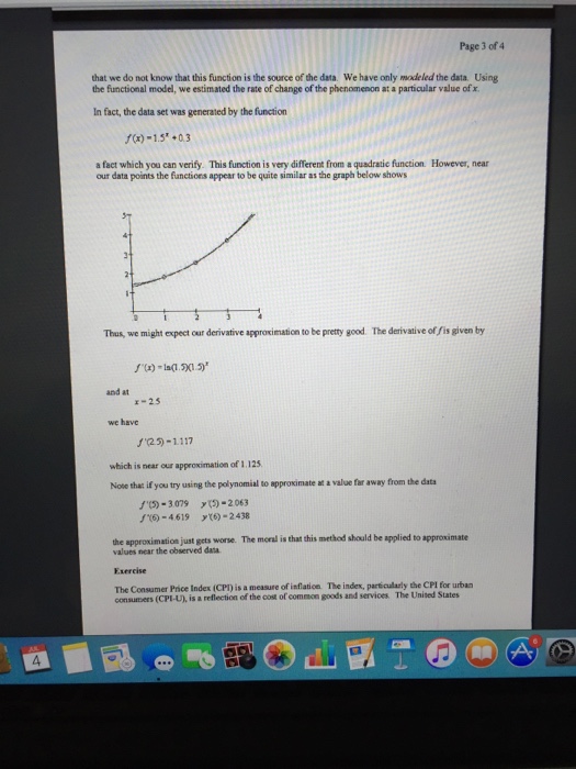 Solved Page 1 of 4 Modeling and Derivatives Project Goals . | Chegg.com