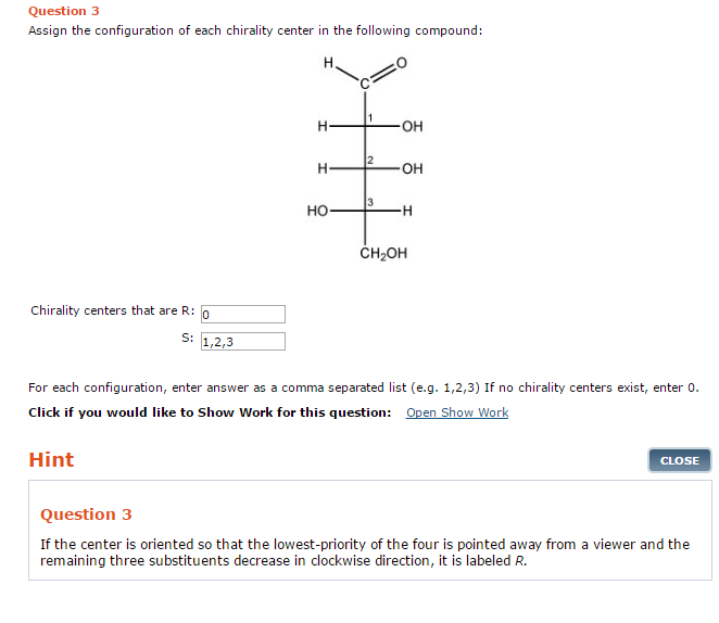 Solved Assign the configuration of each chirality center in | Chegg.com