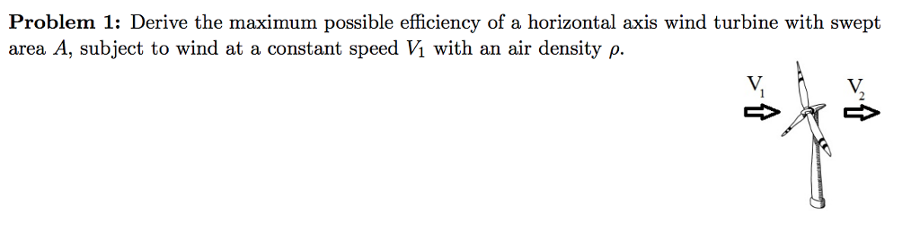 Solved Problem 1: Derive the maximum possible efficiency of | Chegg.com