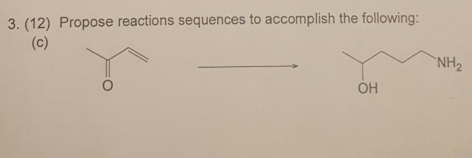 Solved Propose reactions sequences to accomplish the | Chegg.com