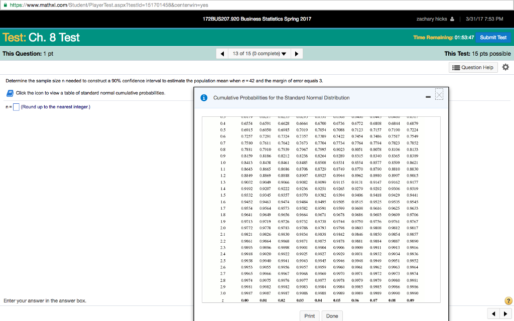 Solved https:/ www.mathxl.com Student/Player Test | Chegg.com