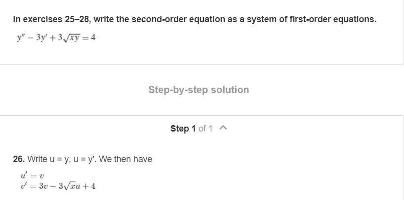 Solved In exercises 25-28, write the second-order equation | Chegg.com