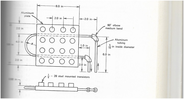 Solved A water-cooled cold plate 0.5 In thick shown in | Chegg.com