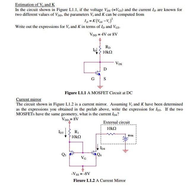 Solved In the circuit shown in Figure L1.1, if the voltage | Chegg.com