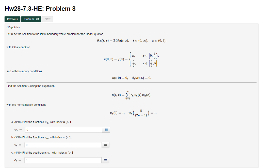 Solved Hw28-7.3-HE: Problem 8 PreviouS Problem List Next (10 | Chegg.com