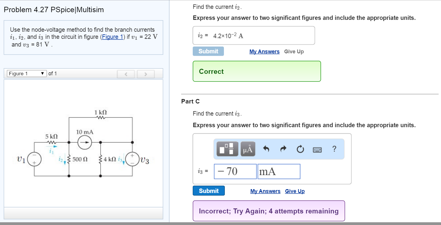 Solved Use the node-voltage method to find the | Chegg.com
