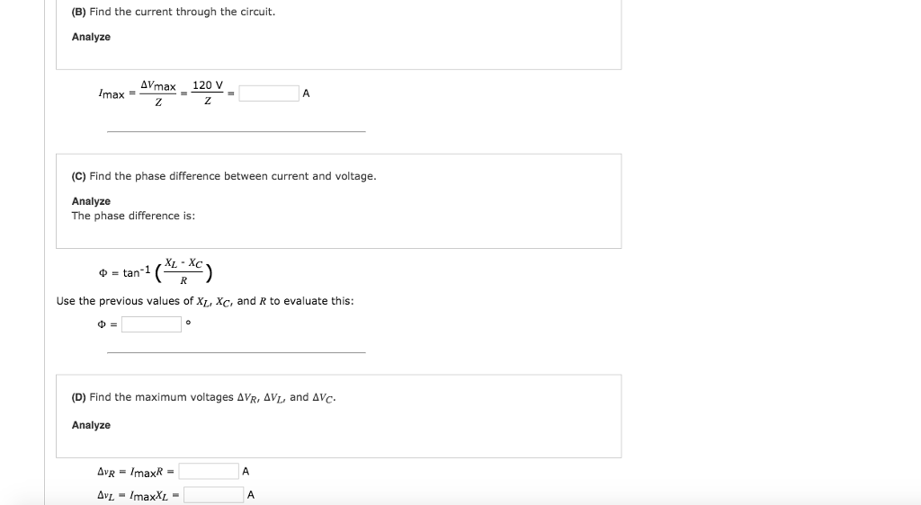 Solved Explore The RLC series circuit llustrated in the | Chegg.com