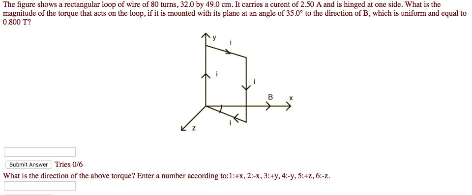 Solved The figure shows a rectangular loop of wire of 80 | Chegg.com