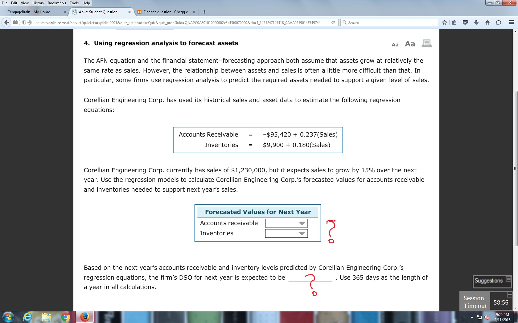 Solved The AFN equation and the financial | Chegg.com