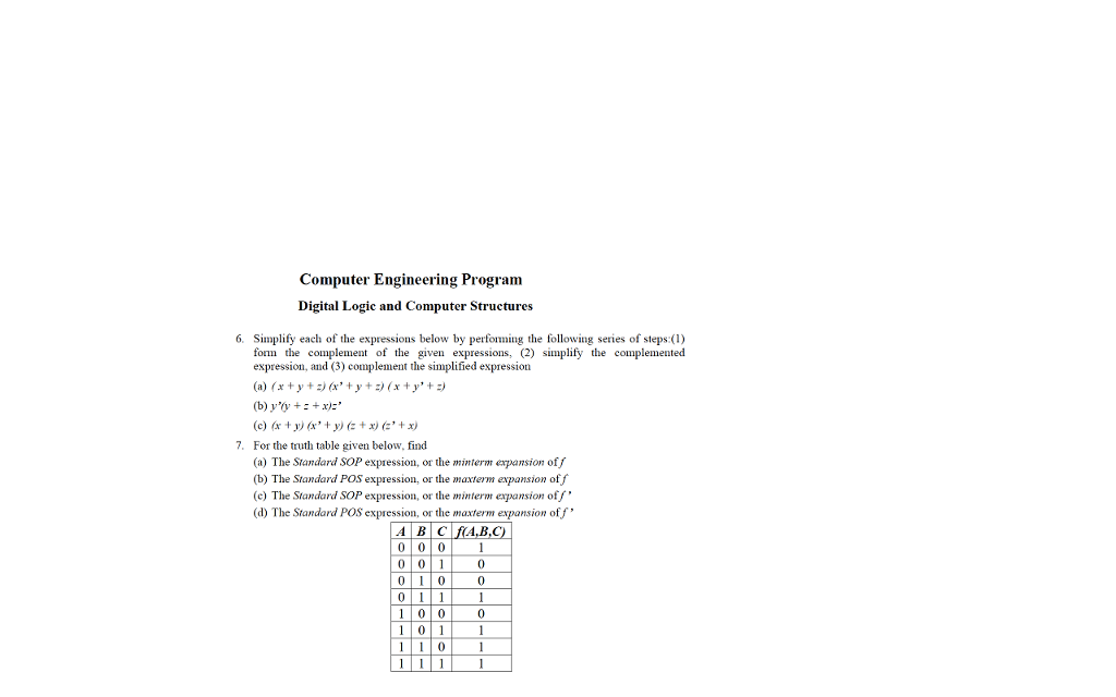 Solved Simplify each of the expressions below by performing | Chegg.com