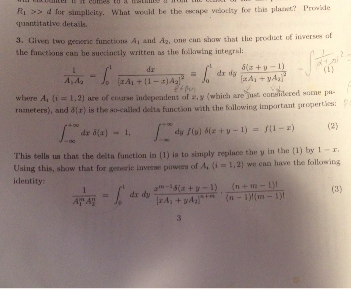 Given tow generic functions A1 and A2, one can | Chegg.com